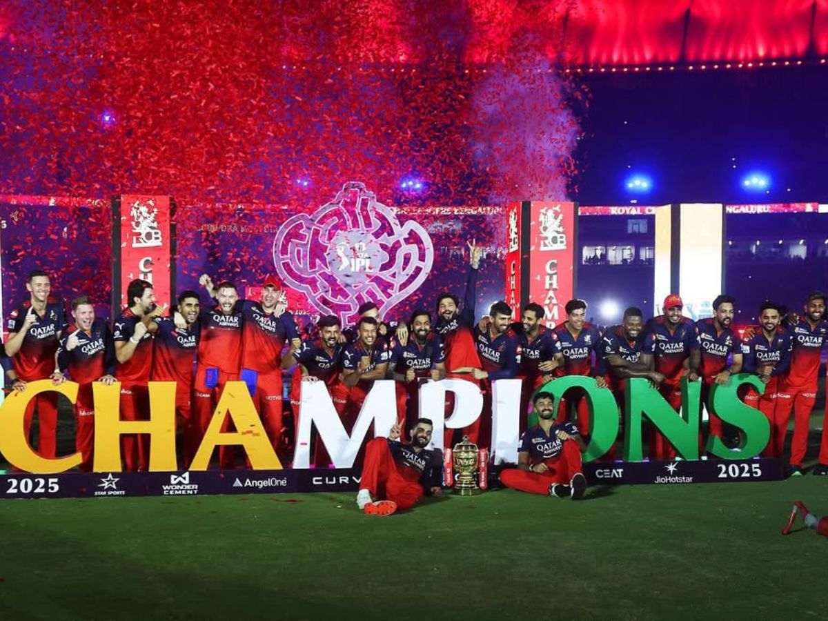 RCB Lift Maiden IPL 2025 Trophy Virat Kohli Dedicates It To Chris Gayle ...