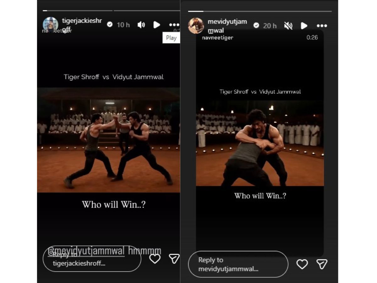 Tiger Shroff And Vidyut Jammwals Viral Video Spark Action Movie ...